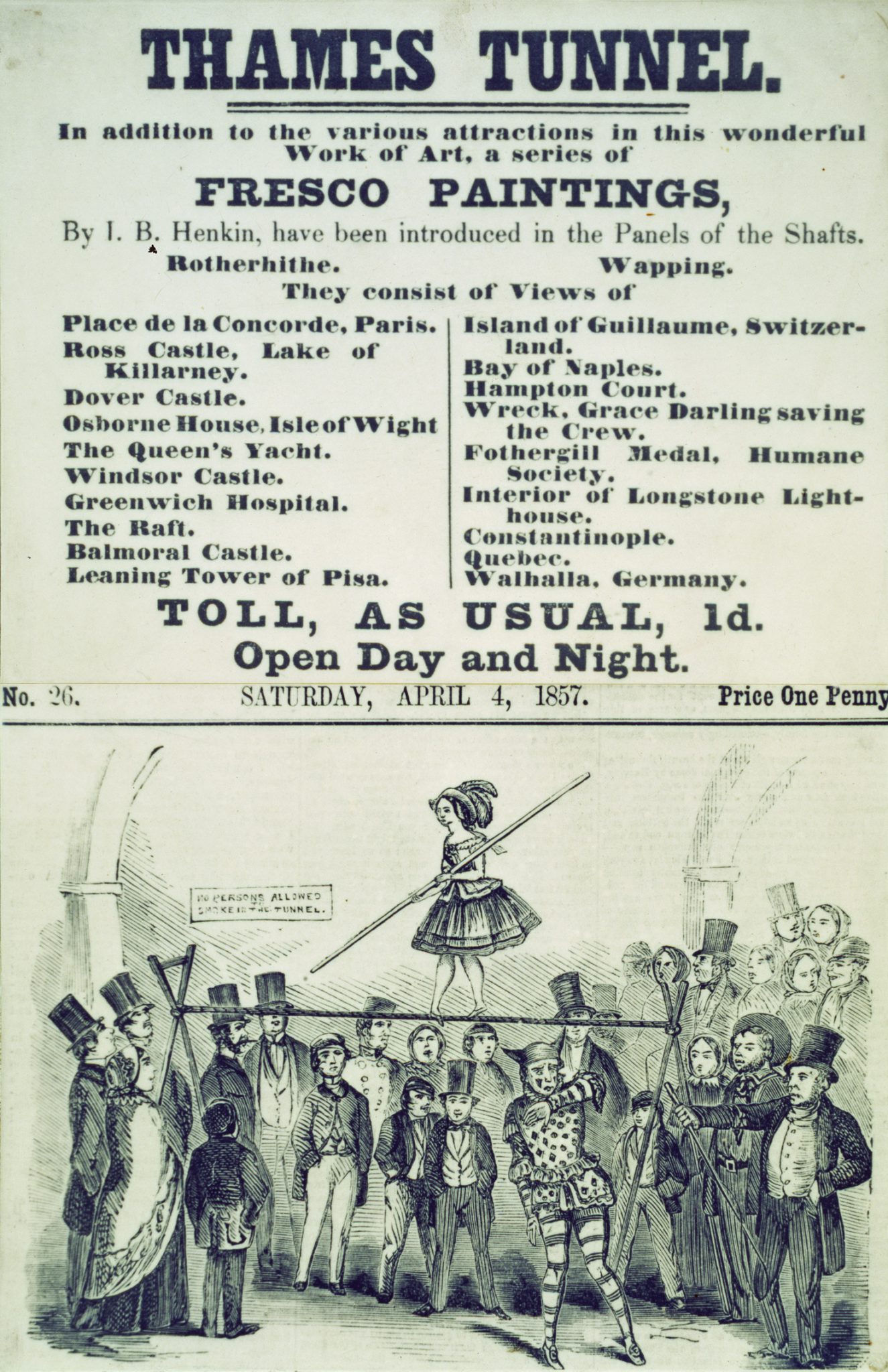 Fancy Fair poster - Brunel Museum