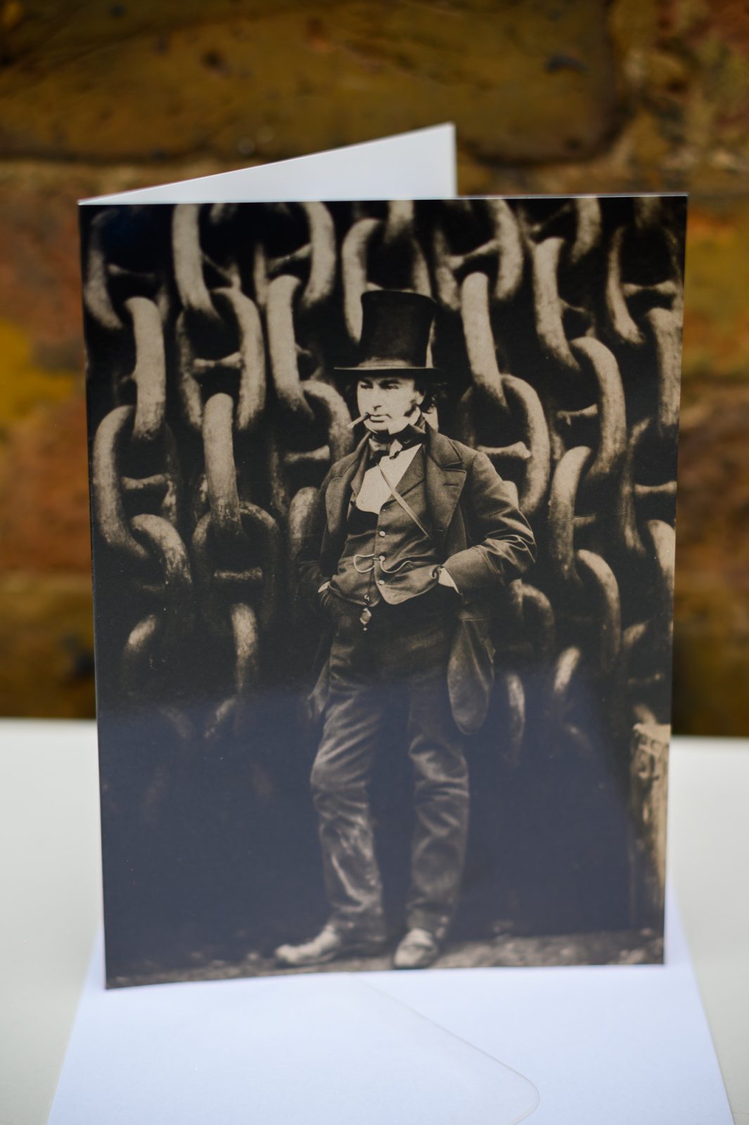 Greeting Card / Brunel and Chains - Brunel Museum
