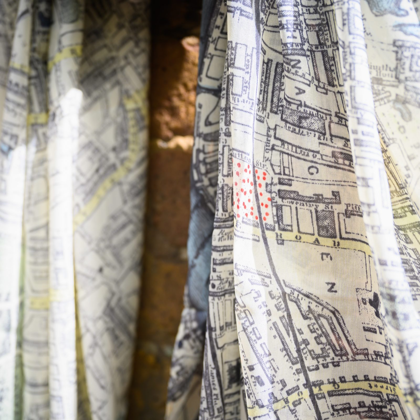 Vintage London Map Scarf - Brunel Museum
