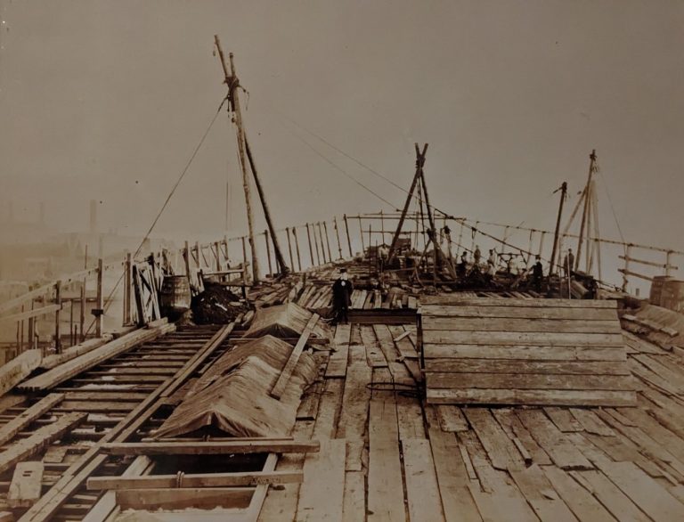 SS Great Eastern - Front Deck Construction Print - Brunel Museum